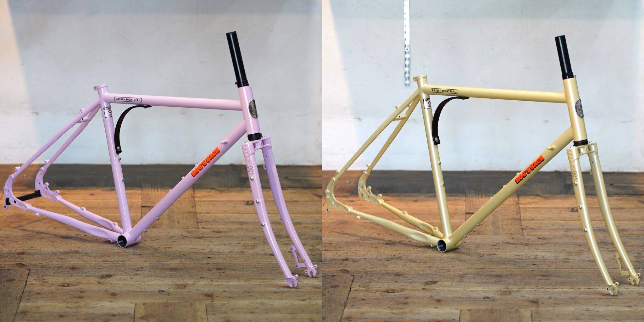BLOG ”ポップなデザイン” と ”自転車を楽しむ為の実用性&機能性” 【 BASSI BIKES 】HOG’S BACK” フレームセット ...